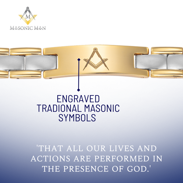 Mens Masonic Bracelet - MasonicMan