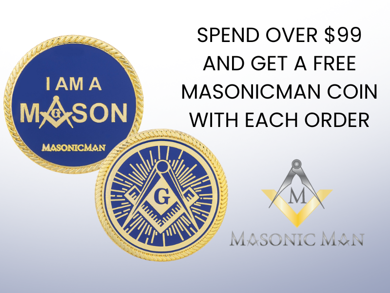 MasonicMan Magnetic Titanium Masonic Bracelet